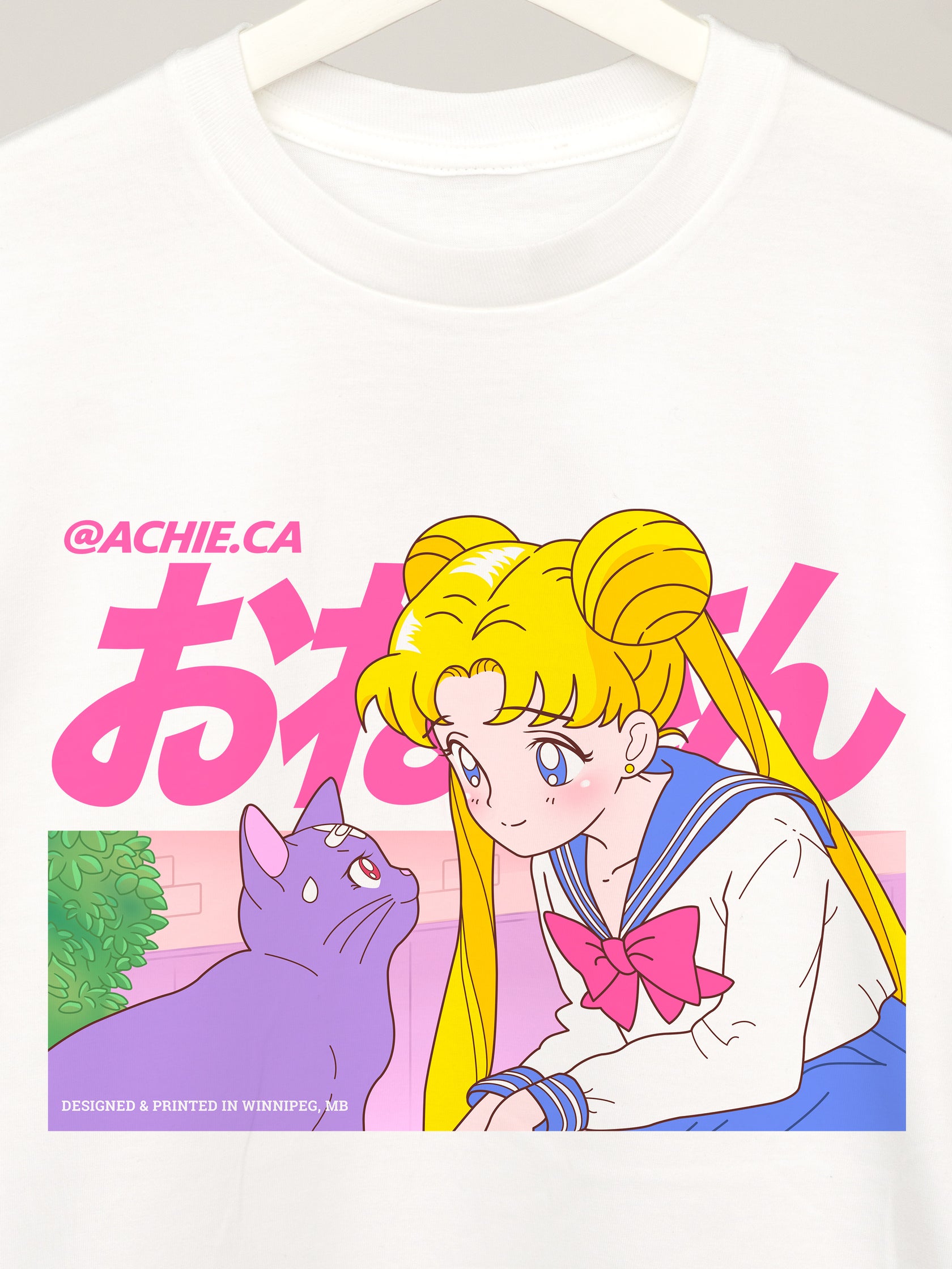 Girl with a Cat Tshirt – Achie Collection